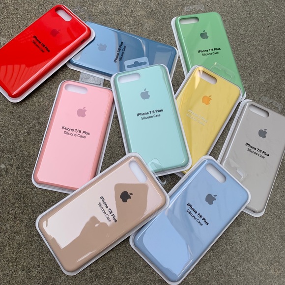 Accessories | Iphone Liquid Silicon Case With Logo | Poshmark